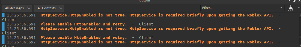 HttP service coping about not being on, tried everything - Scripting Support - Developer Forum ...