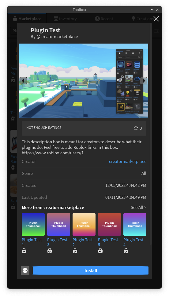 Improved Asset Description Features [Creator Marketplace ...