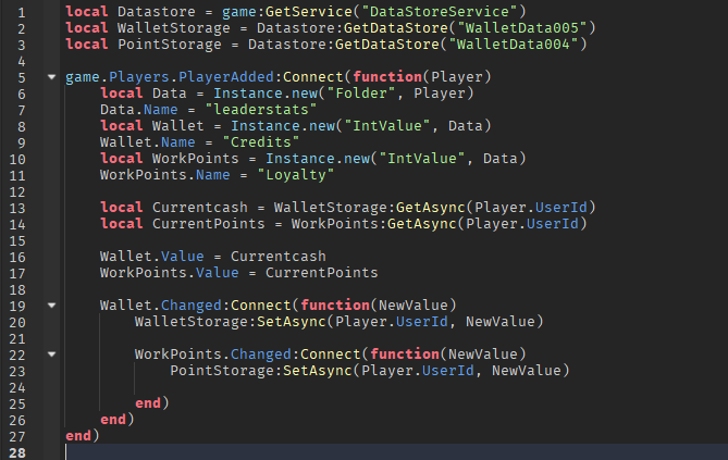 GetAsync is not a valid member of IntValue "Players.PlayerName.leaderstats.Loyalty" - Scripting ...