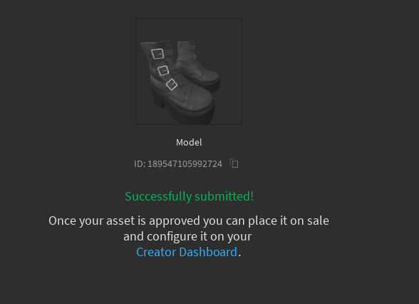 UGC Shoe Bundle Orientation not as intended - Art Design Support - Developer Forum | Roblox