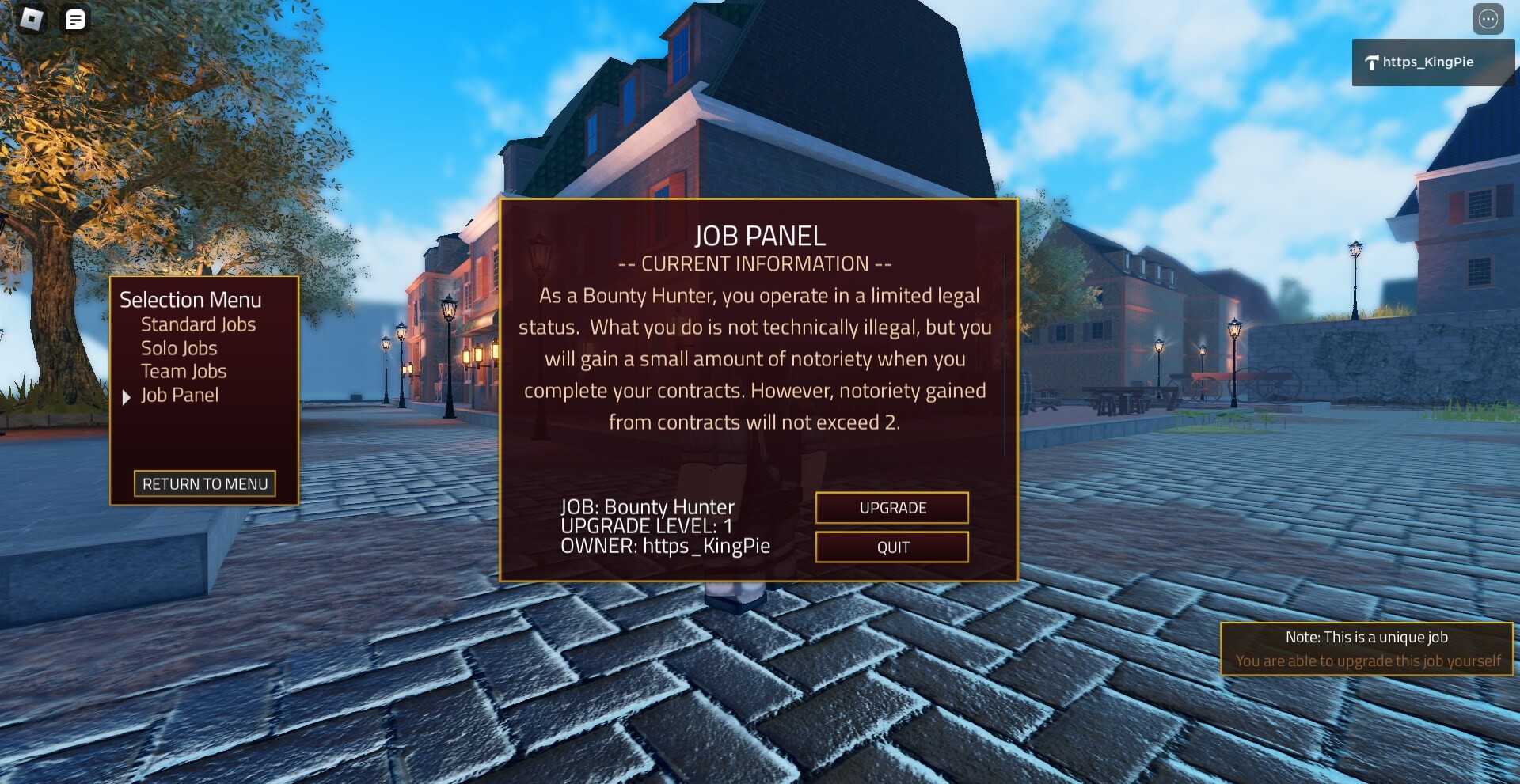 Boston Remastered: Jobs - Bulletin Board - Developer Forum | Roblox