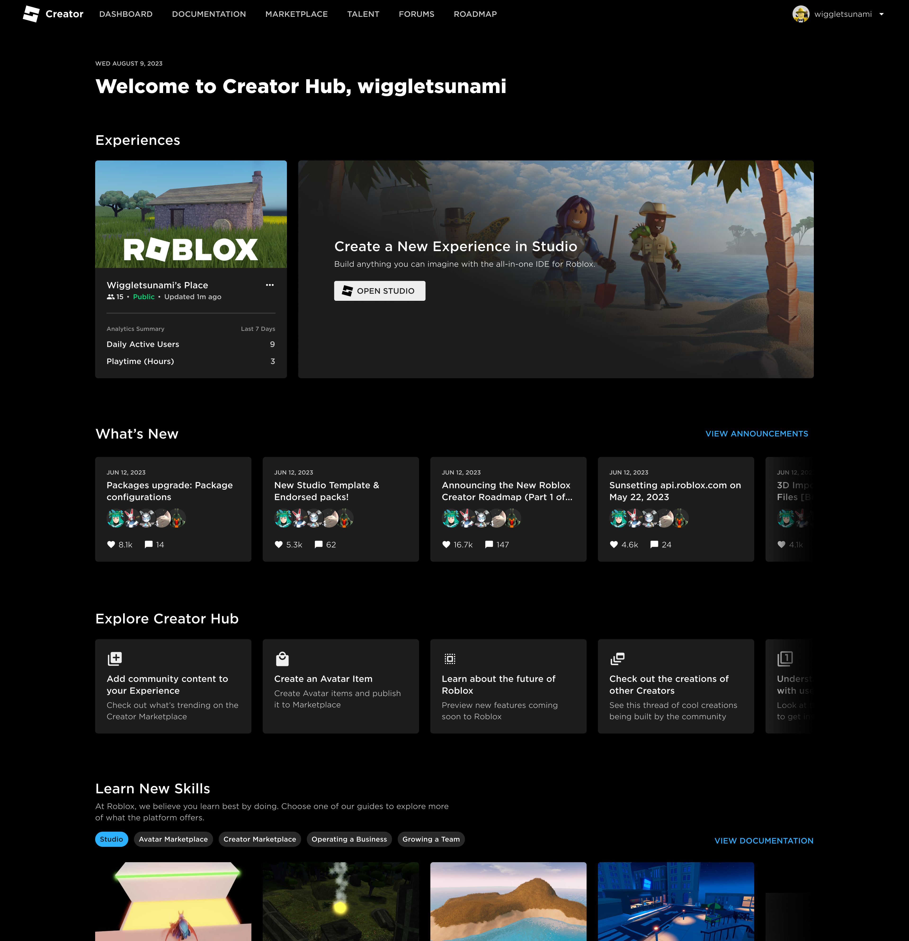 Creator Homepage: All your important updates in one place ...