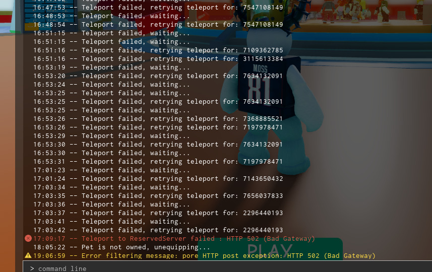 HTTP 400 (Bad Request) Breaking my game - Other Bugs - Developer Forum ...