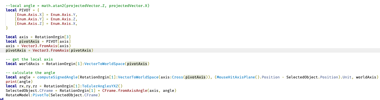 3D relative angles - Scripting Support - Developer Forum | Roblox