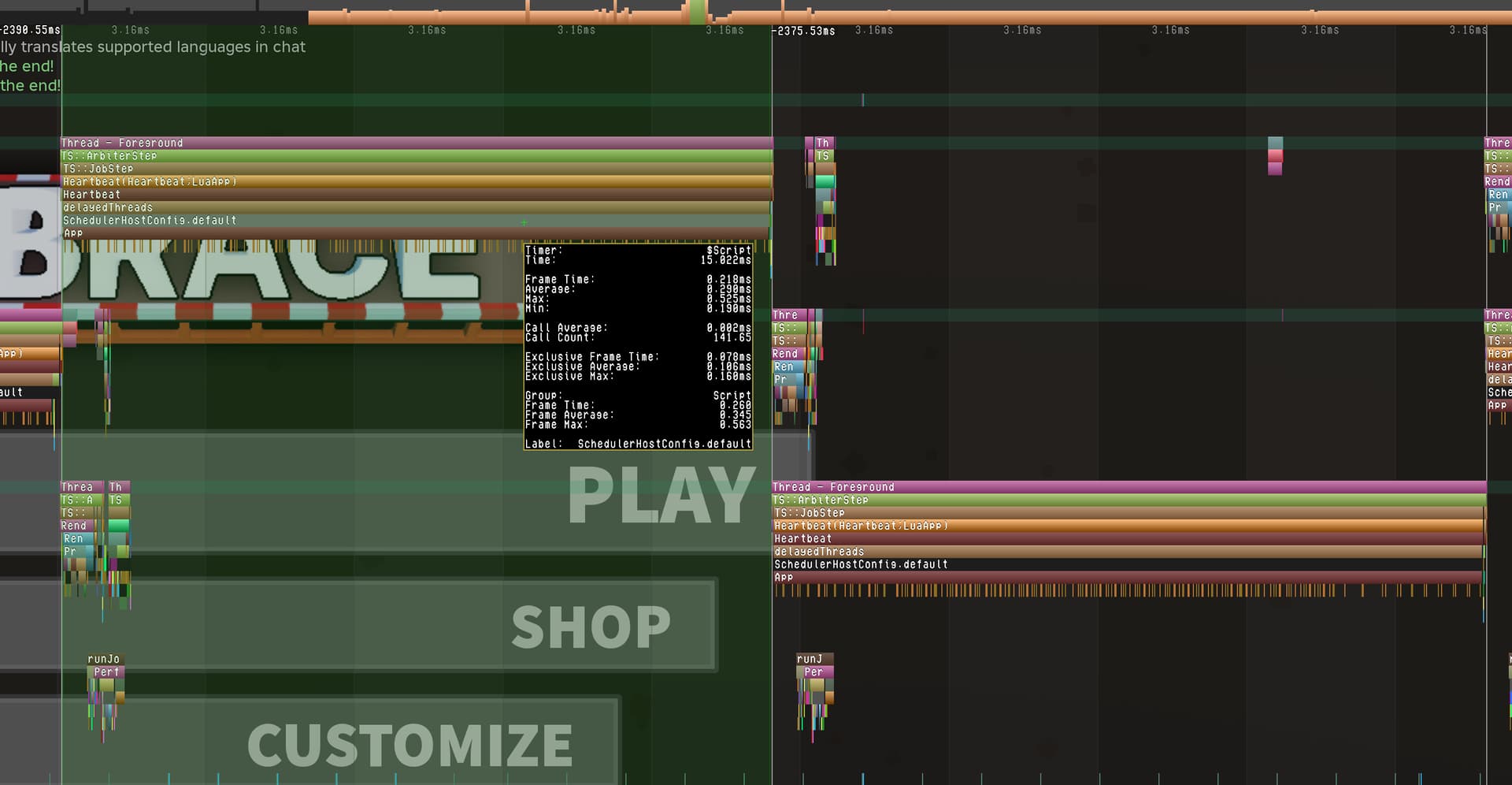 Frametime spikes decimating FPS by 5x - Engine Bugs - Developer Forum | Roblox