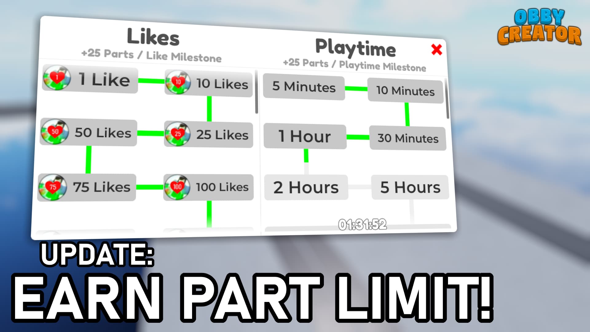 Obby Creator Update Logs - Bulletin Board - Developer Forum | Roblox