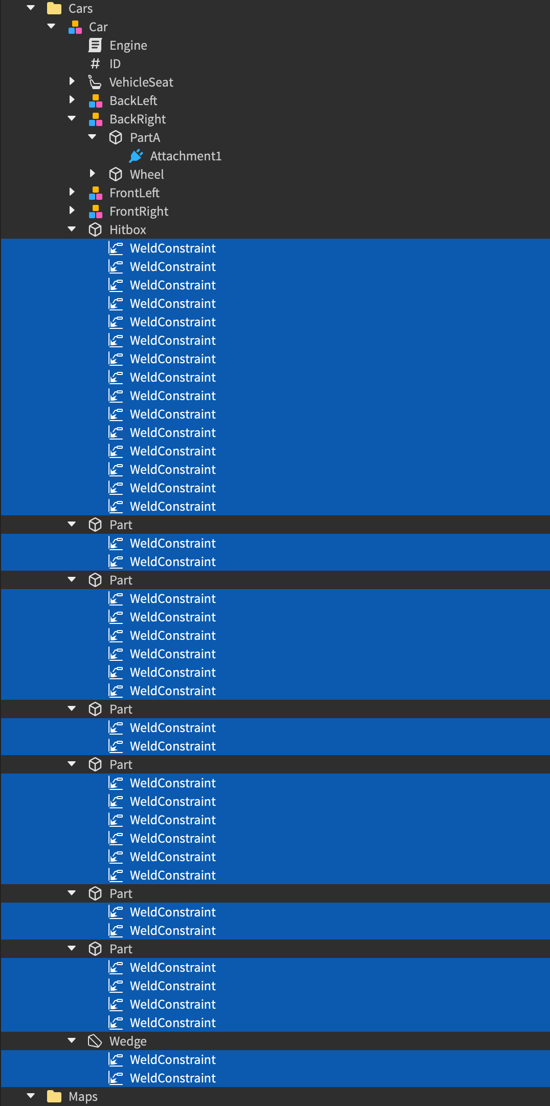 Looking for efficient way to weld parts together - Building Support - Developer Forum | Roblox