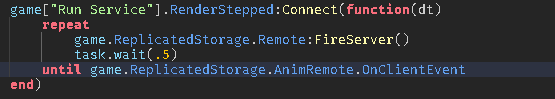 How to fire a remote event constantly, and after a couple of seconds, stop firing it - Scripting ...