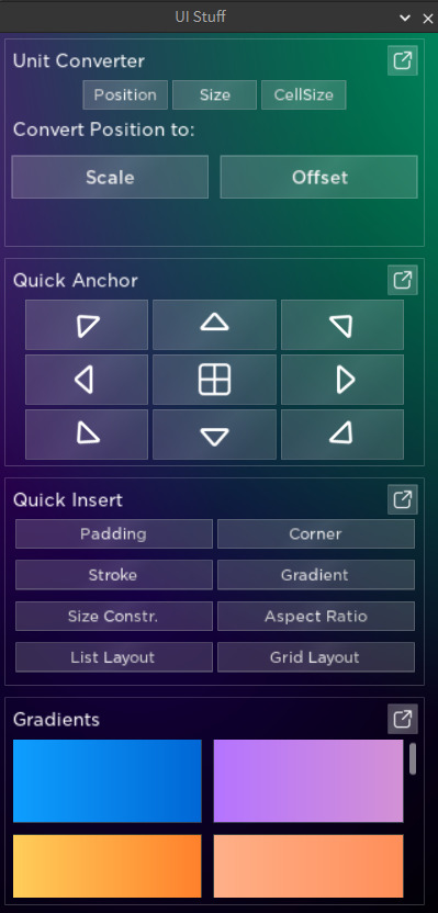 UI Stuff - A cheap and simple plugin to help you working with UI - Community Resources ...