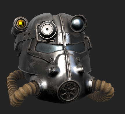 Finished t45 power armor helmet - Creations Feedback - Developer Forum ...
