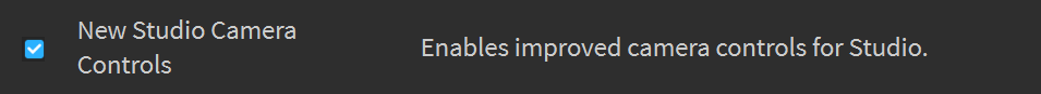 Beta Feature: "New Studio Camera Controls" Change Request - Studio ...