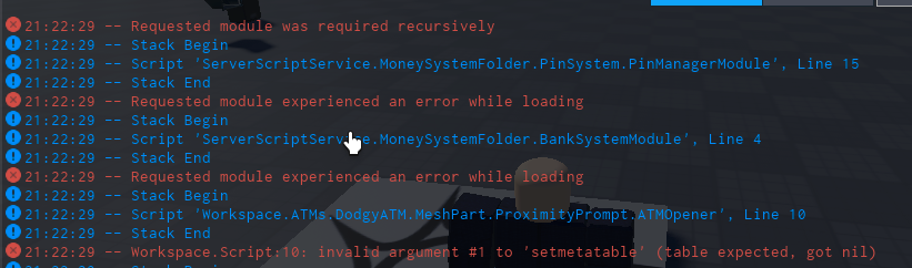 Server-side handlers not recognising ModuleScript - Scripting Support - Developer Forum | Roblox