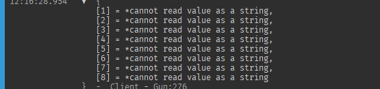 Server sees a table of raycasts as empty, while the client sees them weirdly - Scripting Support ...