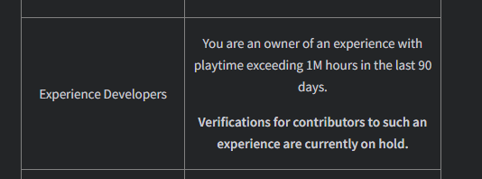 Update on Verified Badge Requirements for Experiences - Announcements ...