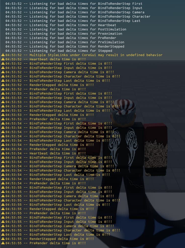 RunService delta times are occasionally 0 at 240 fps - Engine Bugs ...