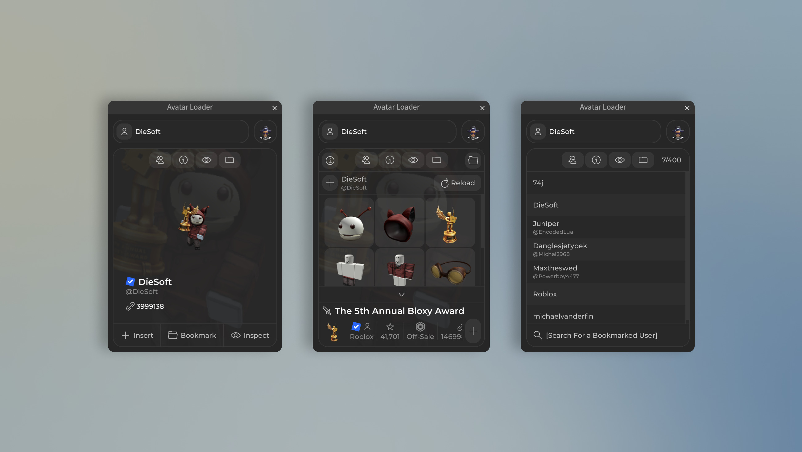 Cfs The Premier Avatar Editor And Character Loader Community Resources Developer Forum Roblox