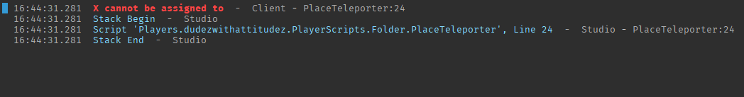 Why cant I assign any value to my CFrameValue? - Scripting Support - Developer Forum | Roblox