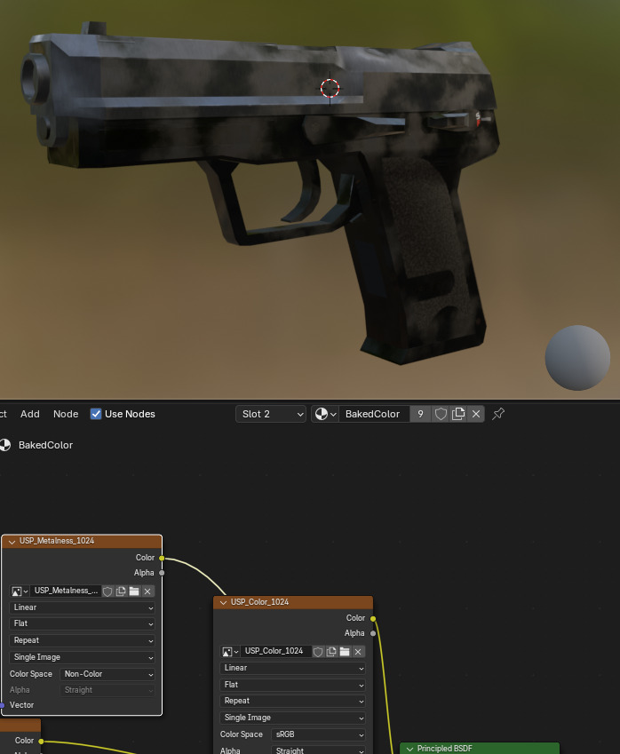 First Gun Model: High-Quality, Super-Optimized, Only 958 Tris ...