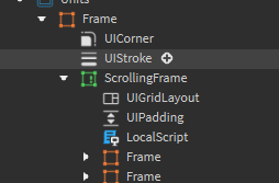 How do I scale a scrollingframe depending on how many children/gui elements it has? - Scripting ...