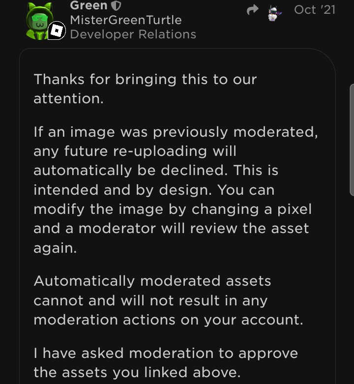 Do not ban users! - Website Features - Developer Forum | Roblox