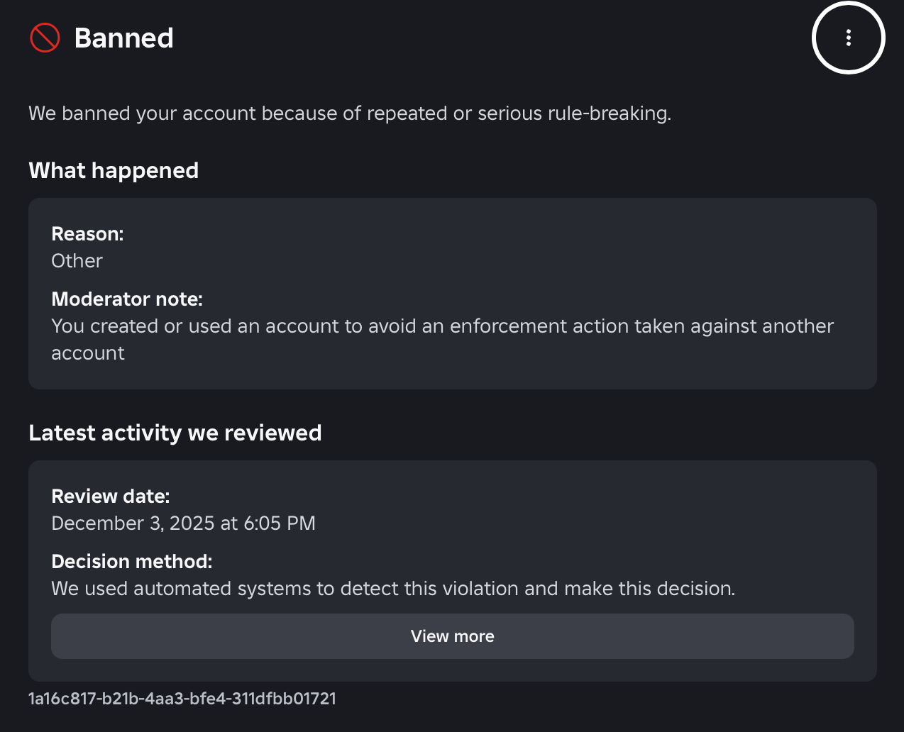 3 Accounts wrongfully terminated by Extortion Group - Platform Usage ...