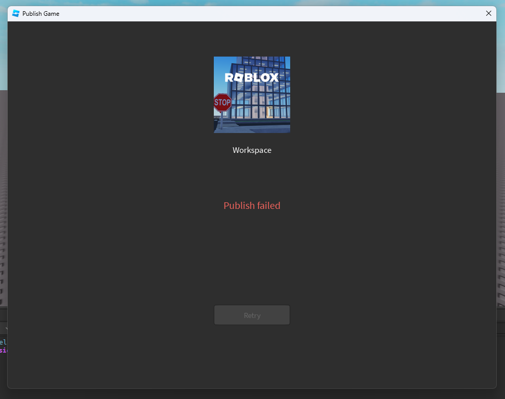 Unable to publish any experiences - Studio Bugs - Developer Forum | Roblox Unable to publish any experiences - Studio Bugs - Developer Forum | Roblox