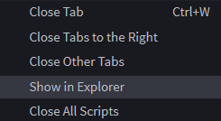 Next Gen Studio Preview: "Show In Explorer" does not auto-open the ...