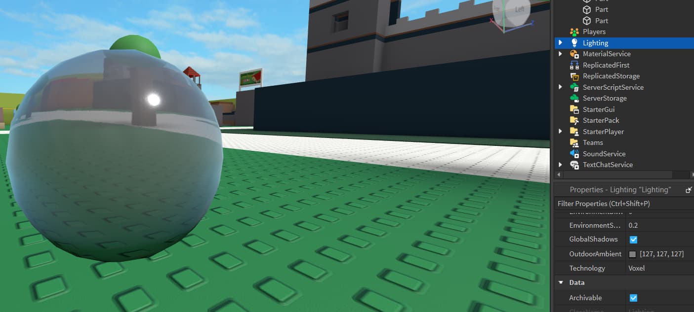 No refraction effect on the glass material in Unified Lighting - Engine ...