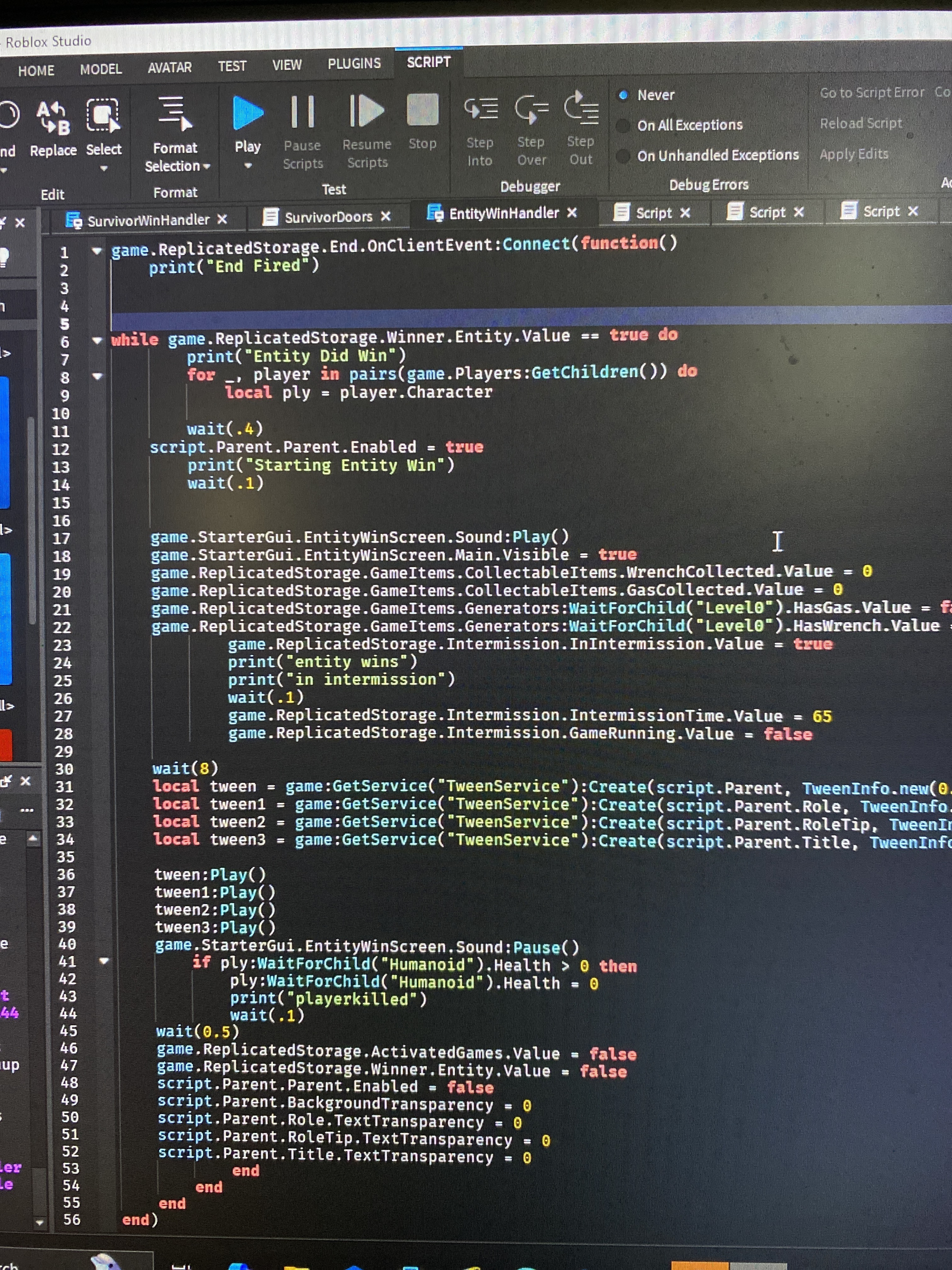 FireAllClients() Only firing once in a loop - Scripting Support ...