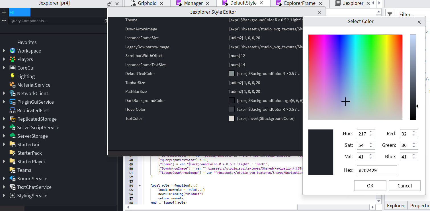 [prerelease 5.1] Jexplorer | Stylizable explorer widget, made with JECS ...