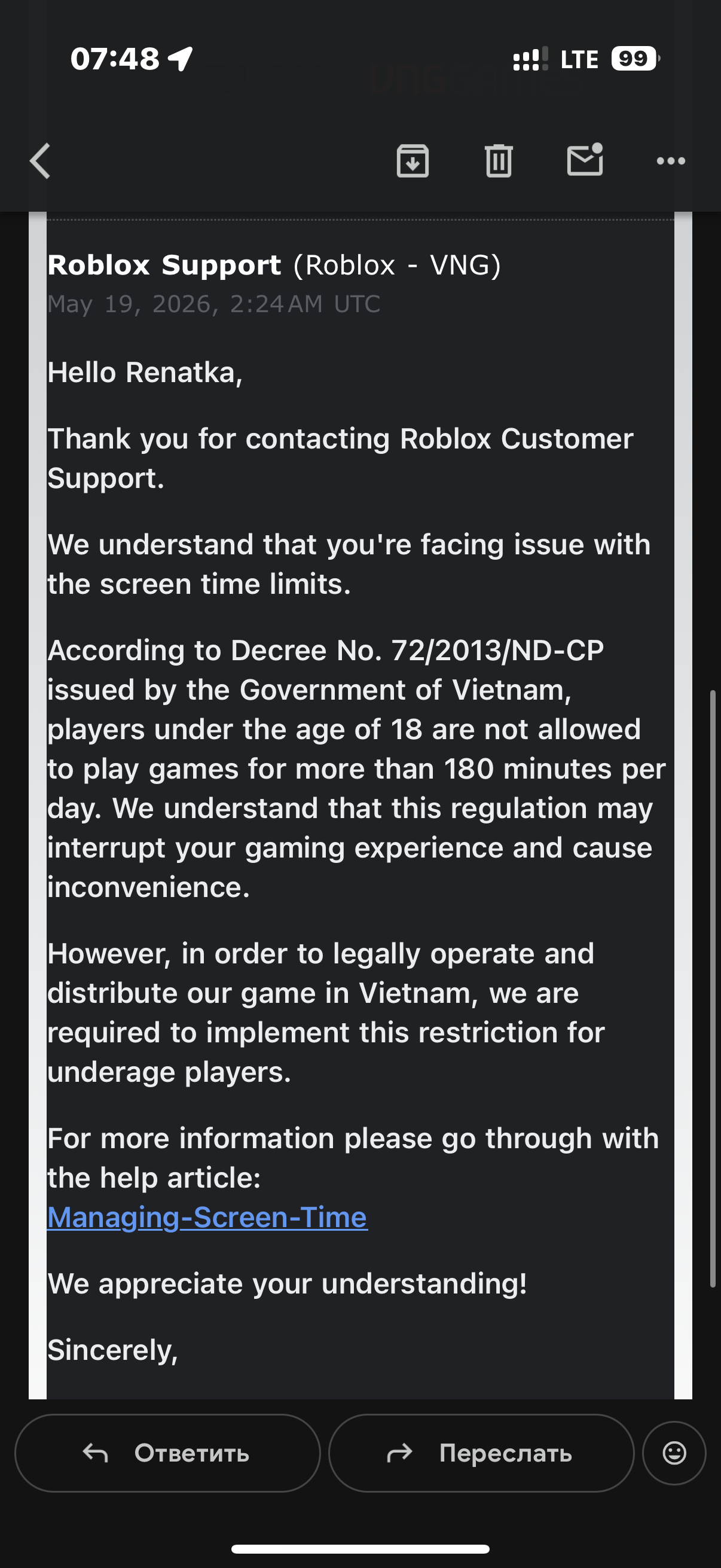 Roblox VNG not changing location. - Roblox Application and Website Bugs ...