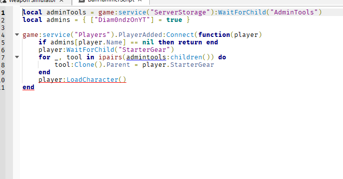 Limit Of One Of Every Item Script Scripting Support Developer Forum 0377