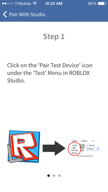 Remote play from studio to any "roblox supported device" (Mobile Play ...