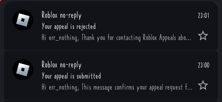 Account still falsely terminated due to a bug in the moderation system ...