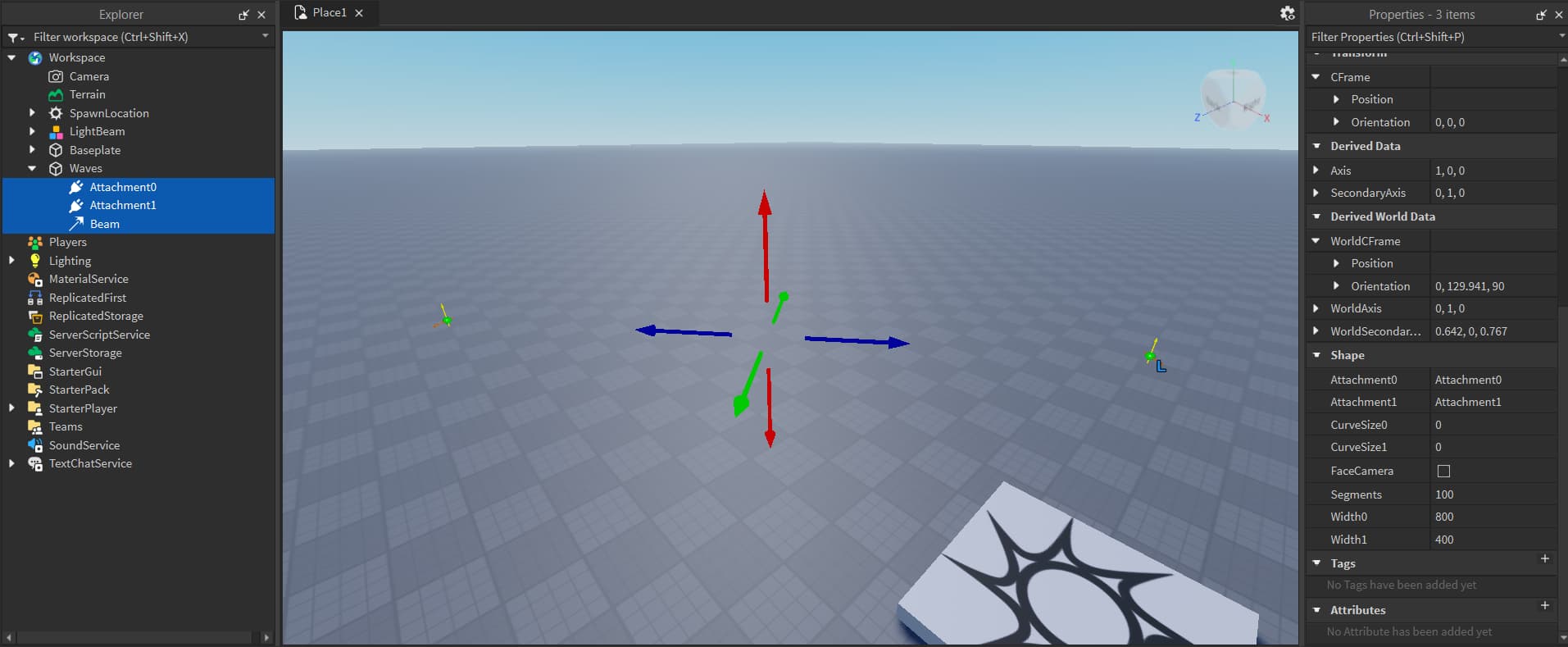 Beams not showing anywhere and they are properly made - Platform Usage ...