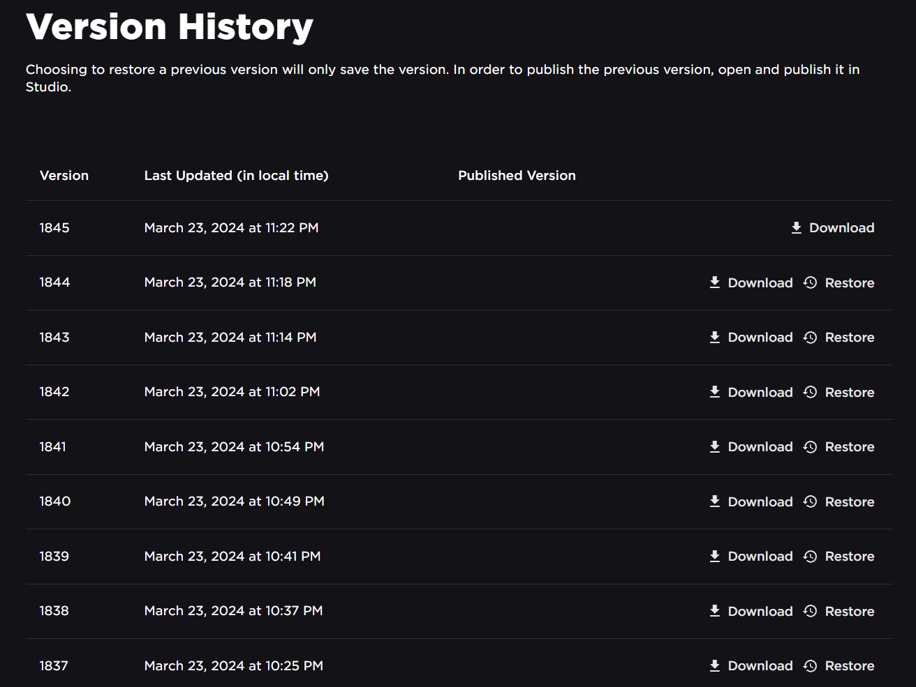 I just loss all the scripts of my game help me - Scripting Support - Developer Forum | Roblox
