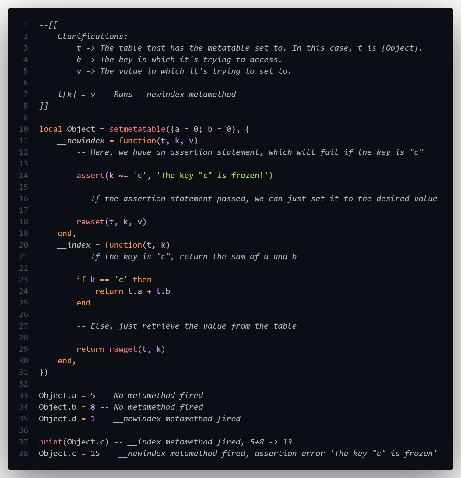 The Useful Yet Strange World Of Metatables Community Tutorials Developer Forum Roblox