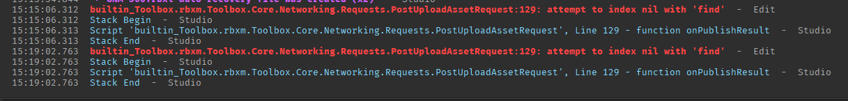 ROBLOX Studio crashes when trying to publish a model - Studio Bugs ...