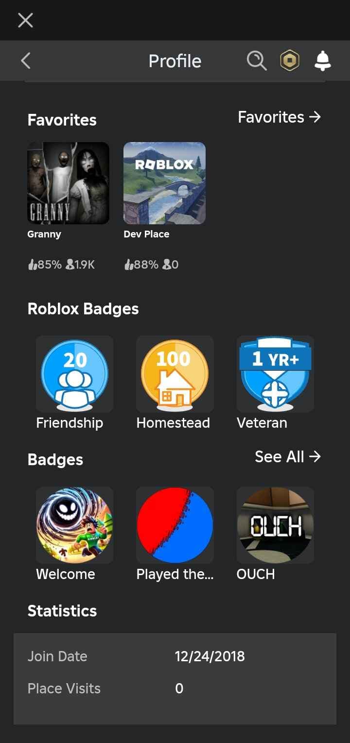 The "see more" button that display more Roblox badges won't show on the ...