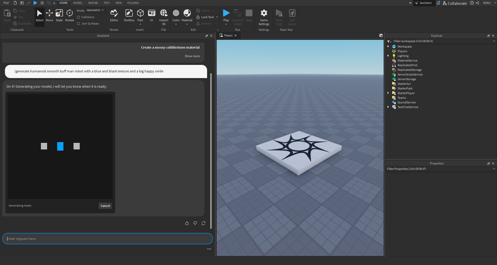 How to make avatar bundles using only Cube 3D AI 3D model generation ...