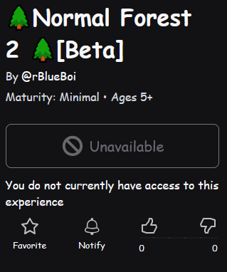 [Normal Forest 2 :)] - Playtest Build Available! Looking for Feedback ...