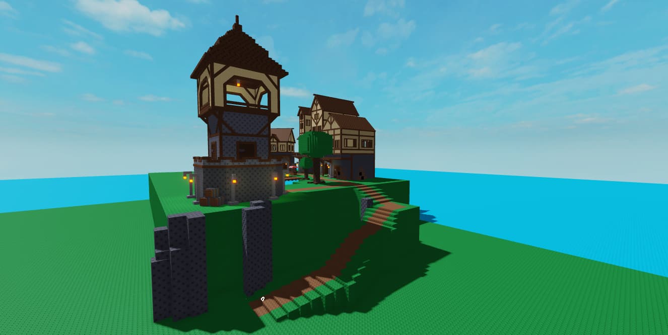 Classic style village build - Creations Feedback - Developer Forum | Roblox