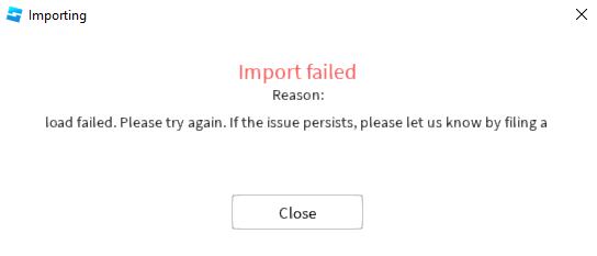 Import Fbx Model Issue Building Support Developer Forum Roblox