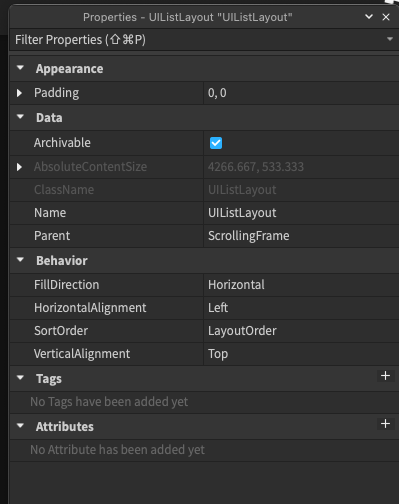Automaticcanvassize Does Not Work Scripting Support Developer Forum Roblox