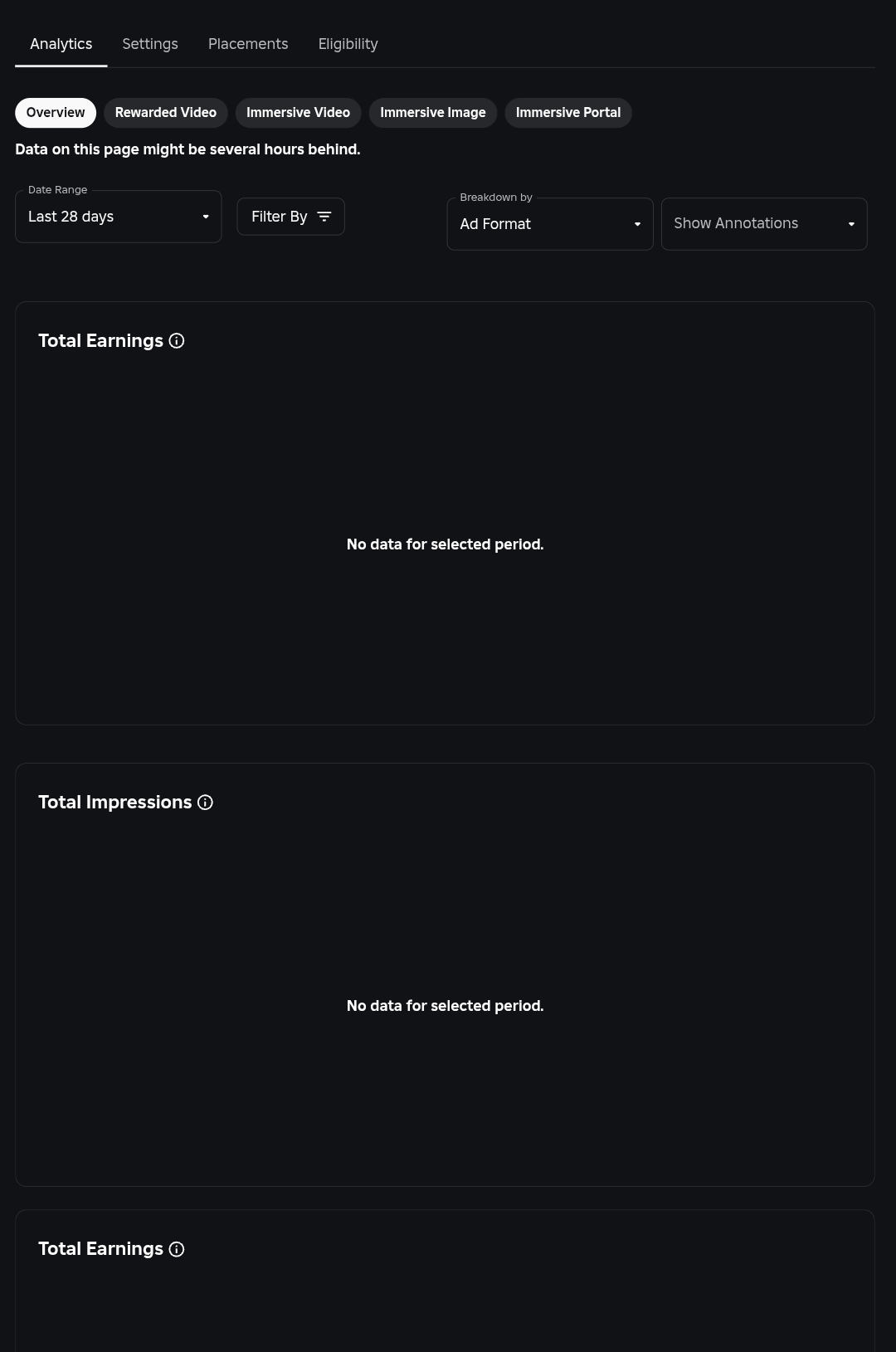 Immersive ads not working even after a month - Platform Usage Support ...