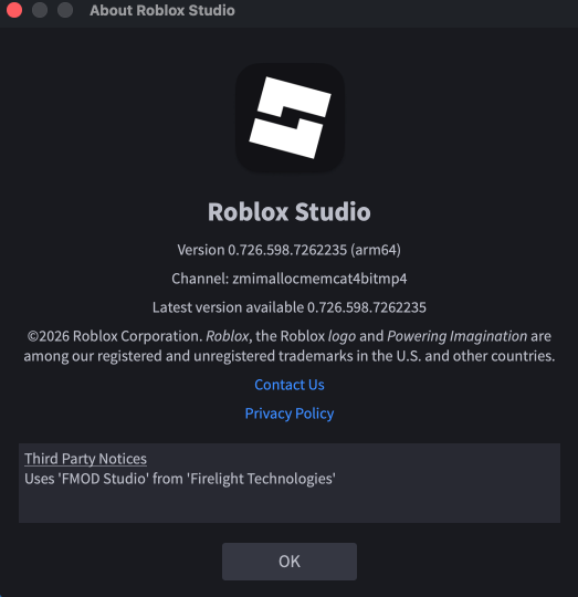 Roblox Studio title bar forced to light mode on newest macOS 27 Beta ...