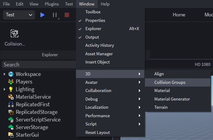 Where are the collisions groups? - Platform Usage Support - Developer ...