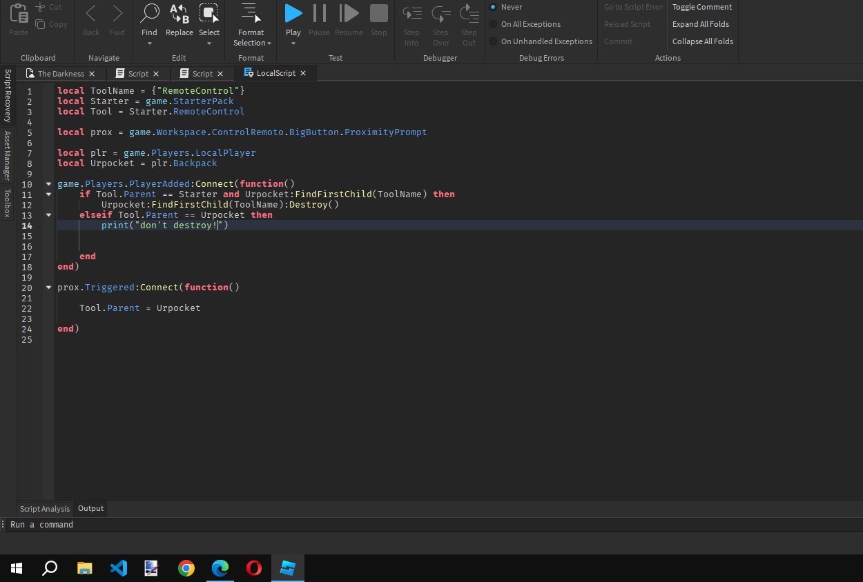 My tool is duplicating after when I put the tool to starterPack - Scripting Support - Developer ...