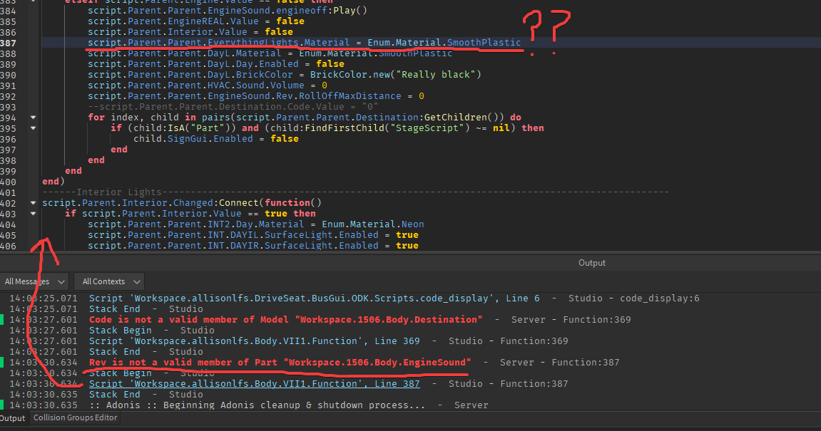 Script errors are logged incorrectly, show incorrect source - Studio Bugs - Developer Forum | Roblox