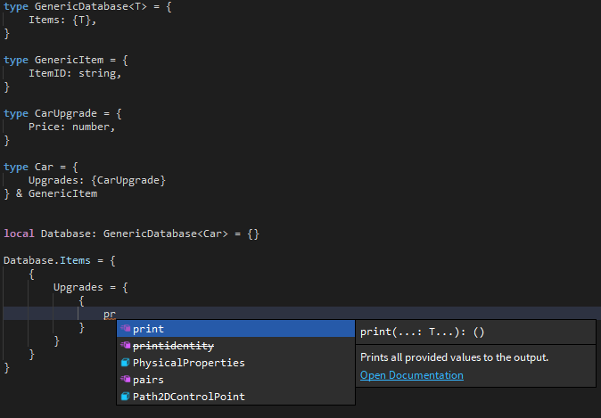 Autocomplete breaks for nested tables when using type intersections ... Autocomplete breaks for nested tables when using type intersections ...